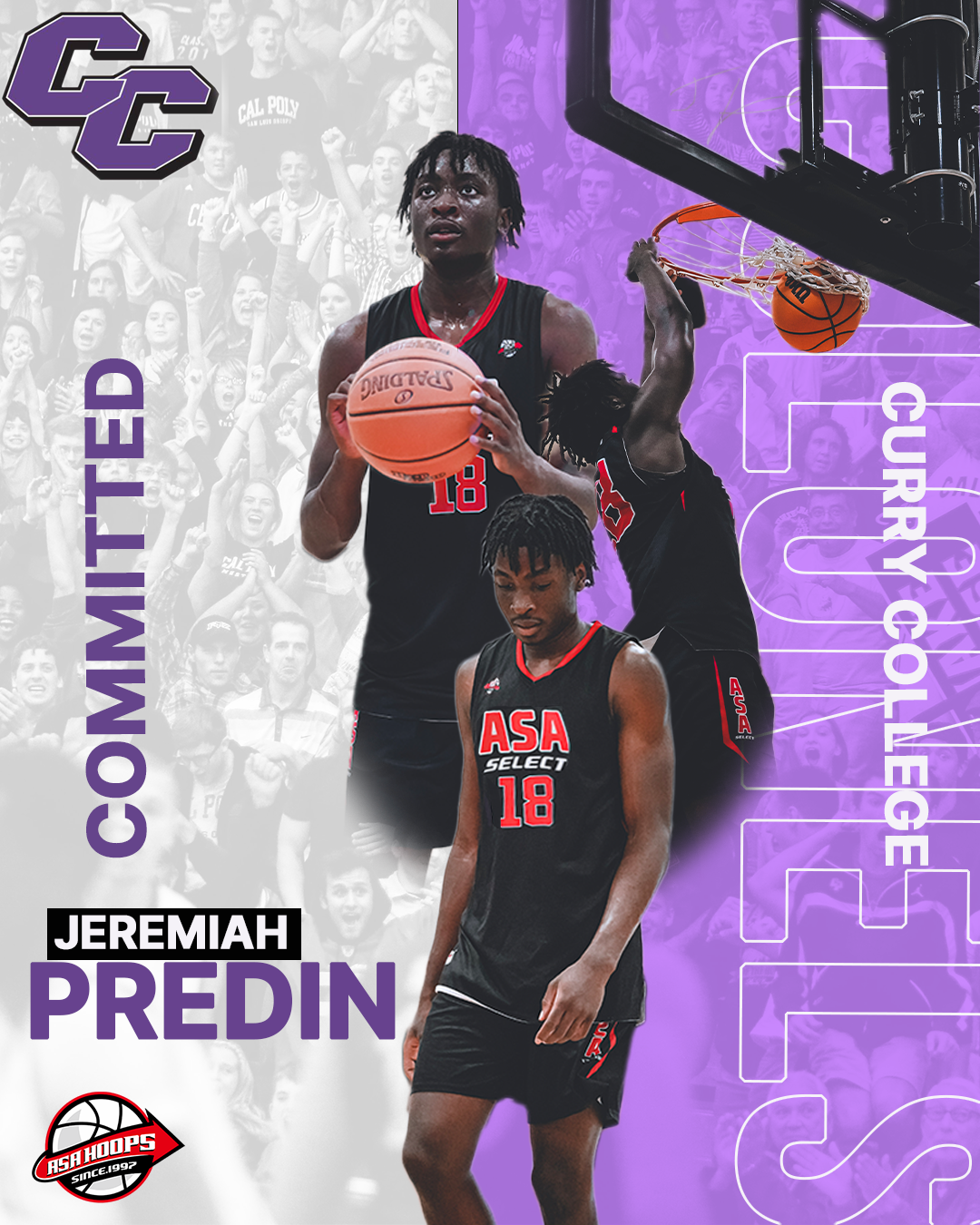 Jeremiah Predin Commits to Curry College | ASA Hoops