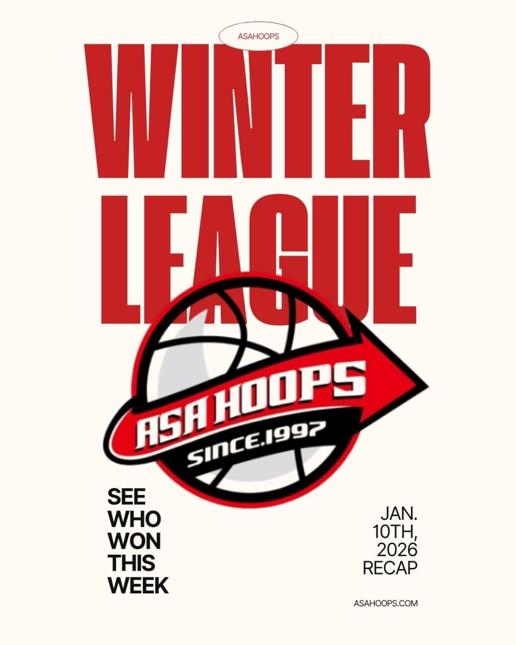 ASA Winter League January 10th Recap | ASA Hoops